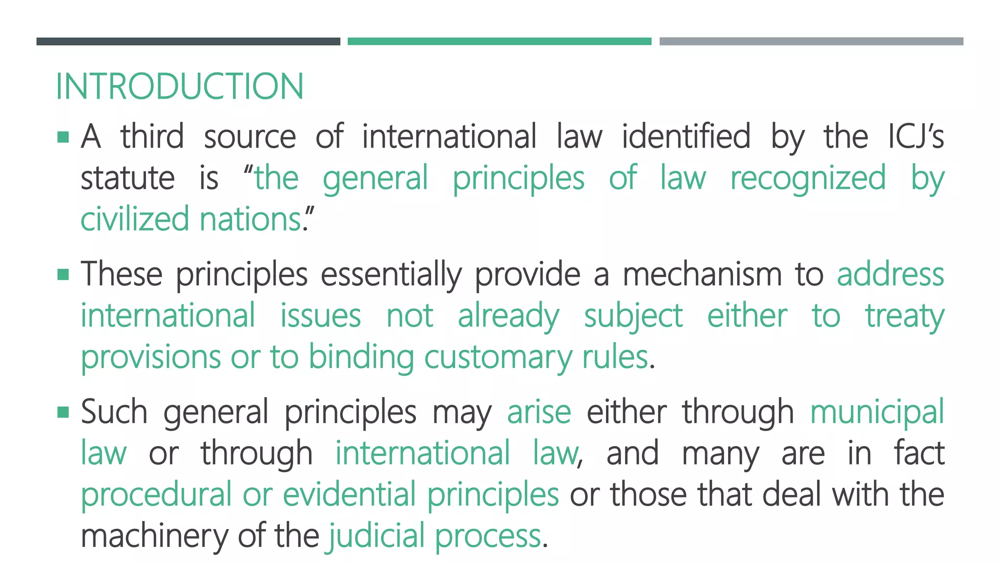Sources of international law | PPTX