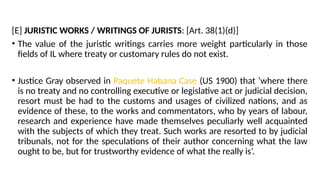 SOURCES OF INTERNATIONAL LAW AND ITS IMPORTANCE pptx | PPTX