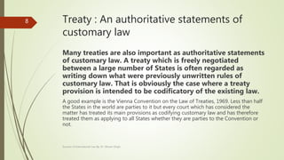 Sources of international laws | PPTX