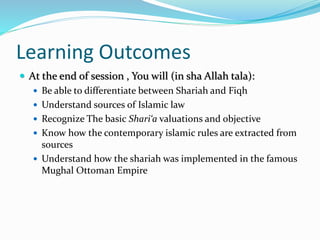 Sources of islamic law | PPTX