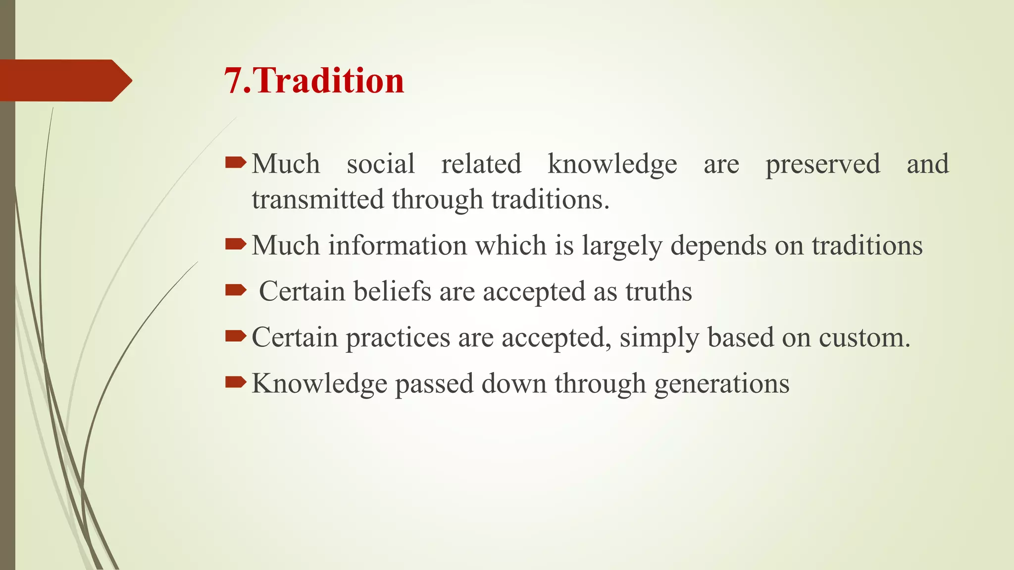 Sources of knowledge | PPTX