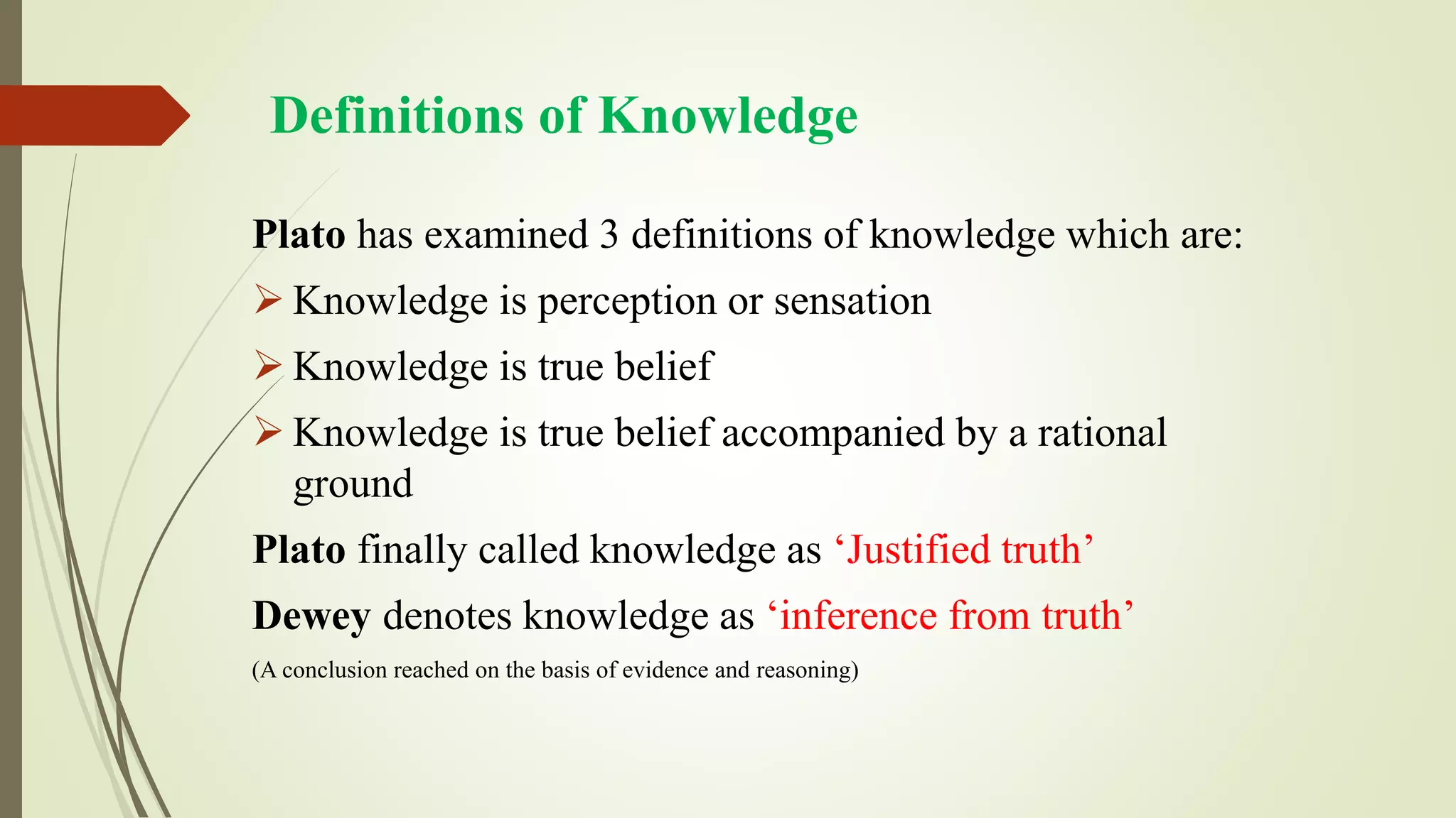 Sources of knowledge | PPTX
