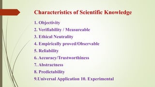 Sources of knowledge | PPTX