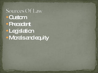 Sources Of Law | PPT