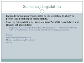 Sources of law | PPT