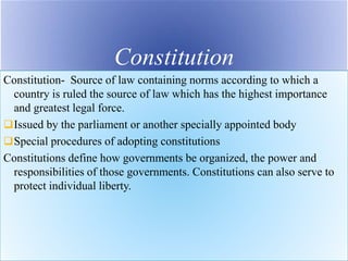 Sources of law | PPTX