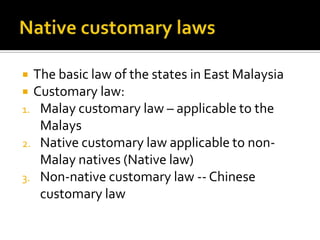 Sources of law - customary law part 2 | PPTX