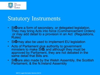 Sources of legal information - Maria Mawson and Peter Smith) | PPT | Law