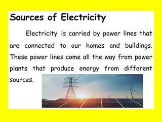 Sources Of Heat And Light