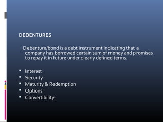 Sources of long term finance | PPT