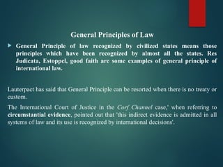 Sources of Maritime Law power point presentation | PPT