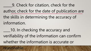 SOURCES OF MEDIA AND INFORMATION.pptx | Internet | Computing