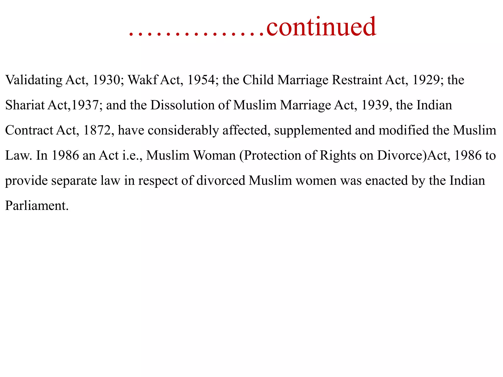 Sources of Muslim Law | PPTX