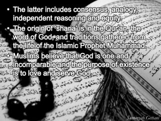 Sources of muslim laws | PPTX | Islam | Religion & Spirituality