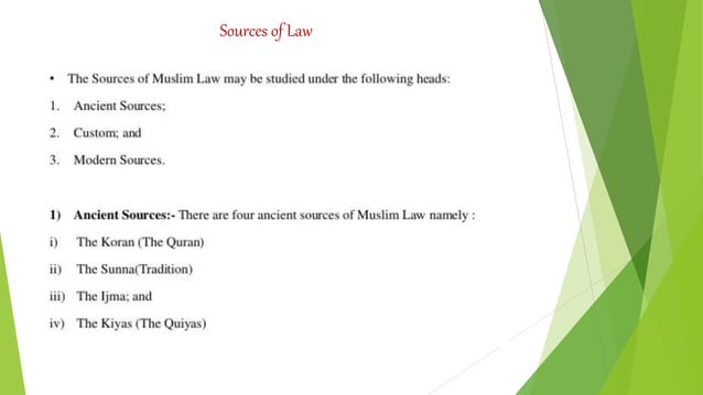 Sources of Muslim Laws.pptx | Islam | Religion & Spirituality