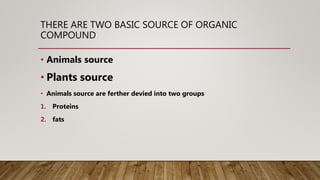 Sources of organic compounds | PPTX