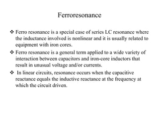 Sources of over voltages power quality.pptx | Weather | Science
