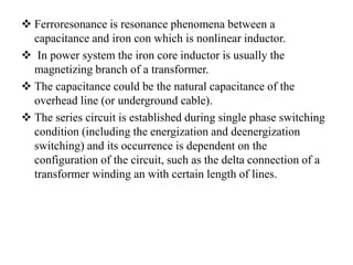 Sources of over voltages power quality.pptx | Weather | Science