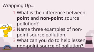 environmental science topic on types of pollution and sources of ...