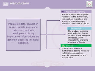 Sources of population data | PPTX