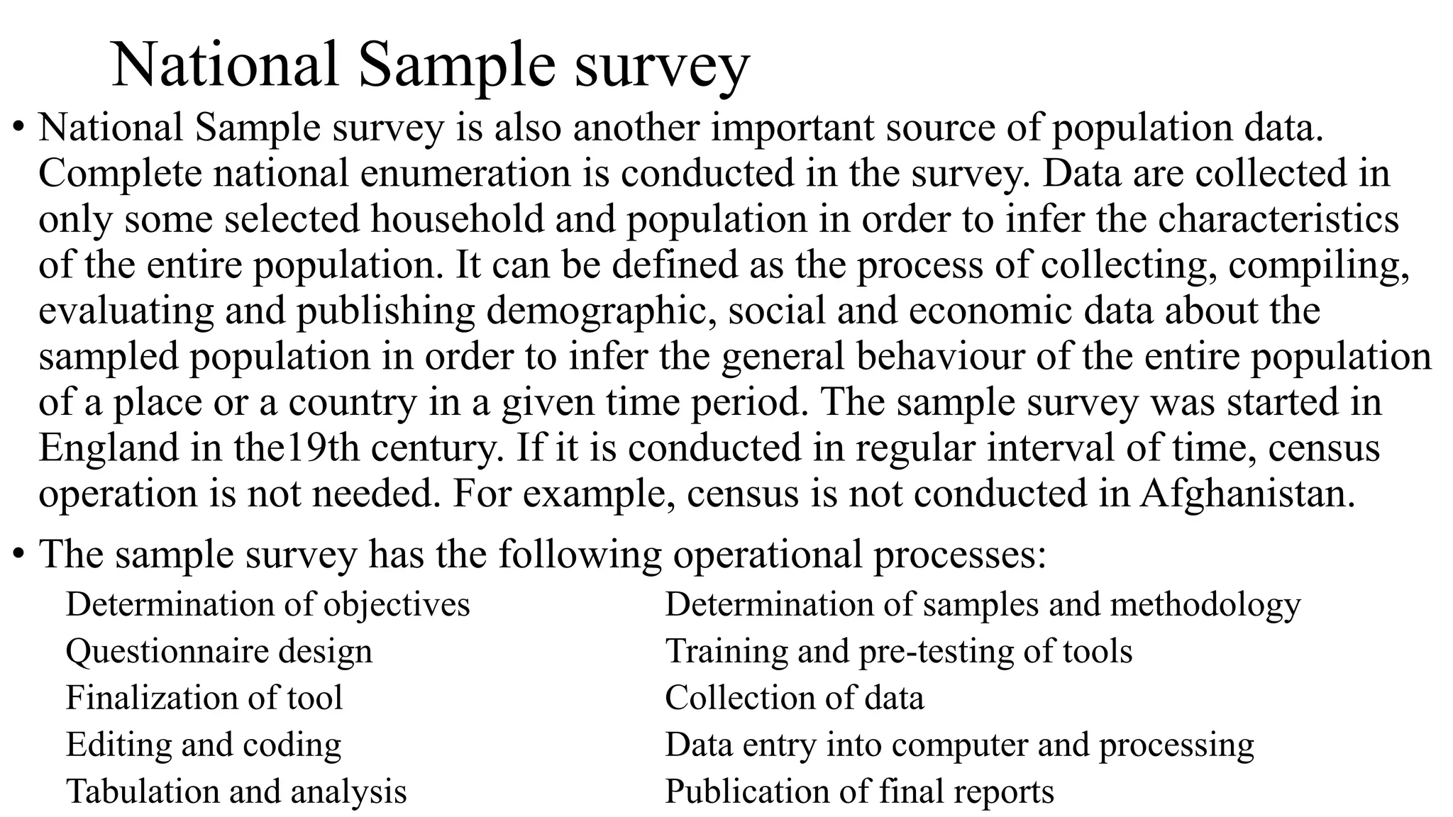 Sources of population data | PPTX