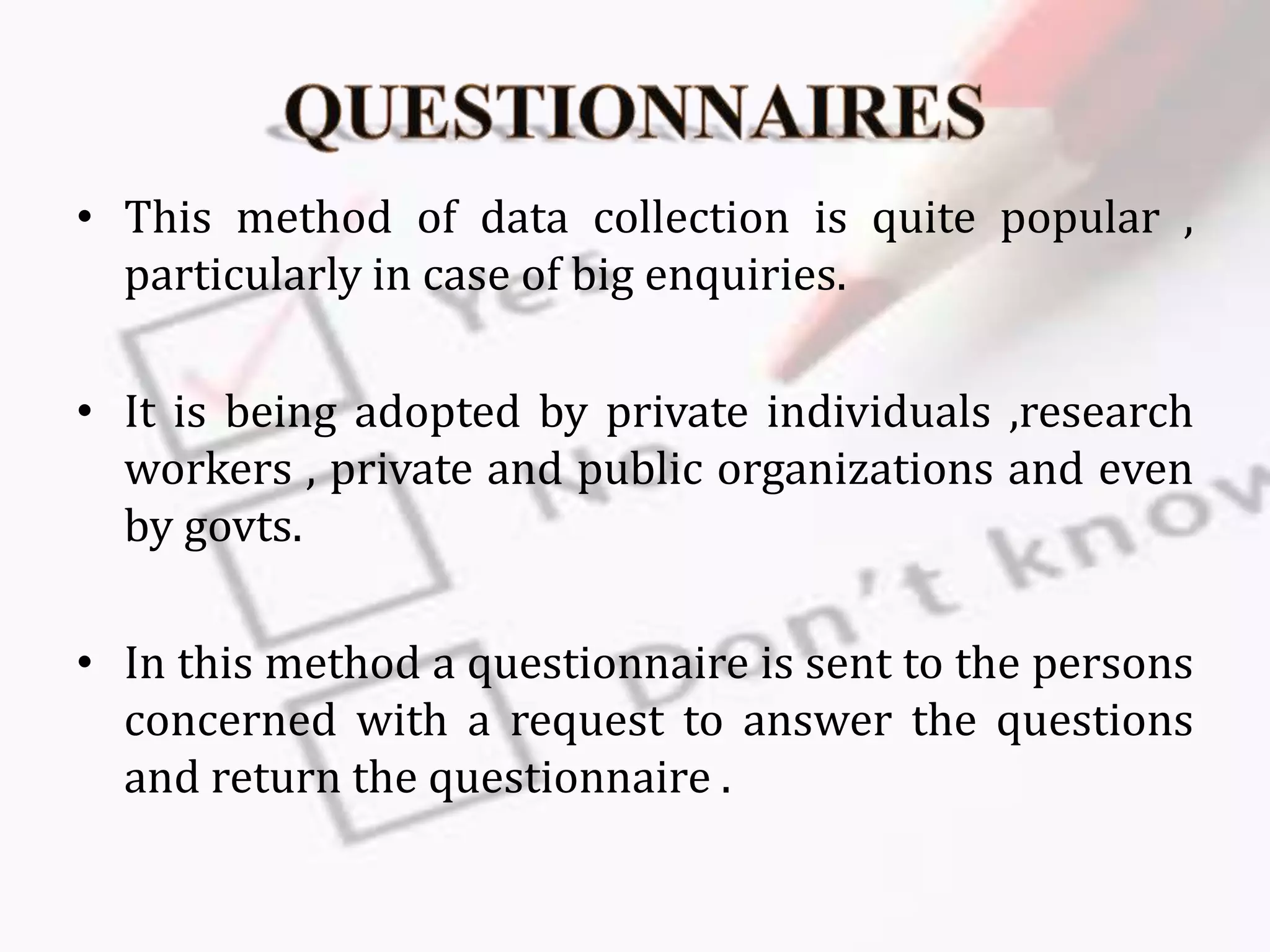 Sources of primary data | PPTX