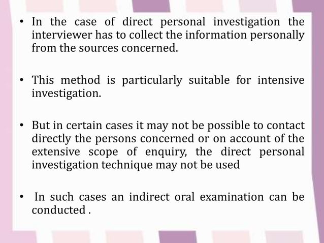 Sources of primary data | PPTX