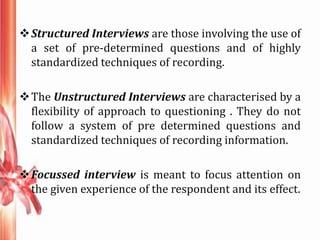 Sources of primary data | PPTX