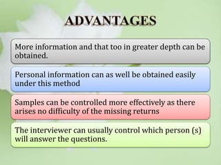 Sources of primary data | PPTX