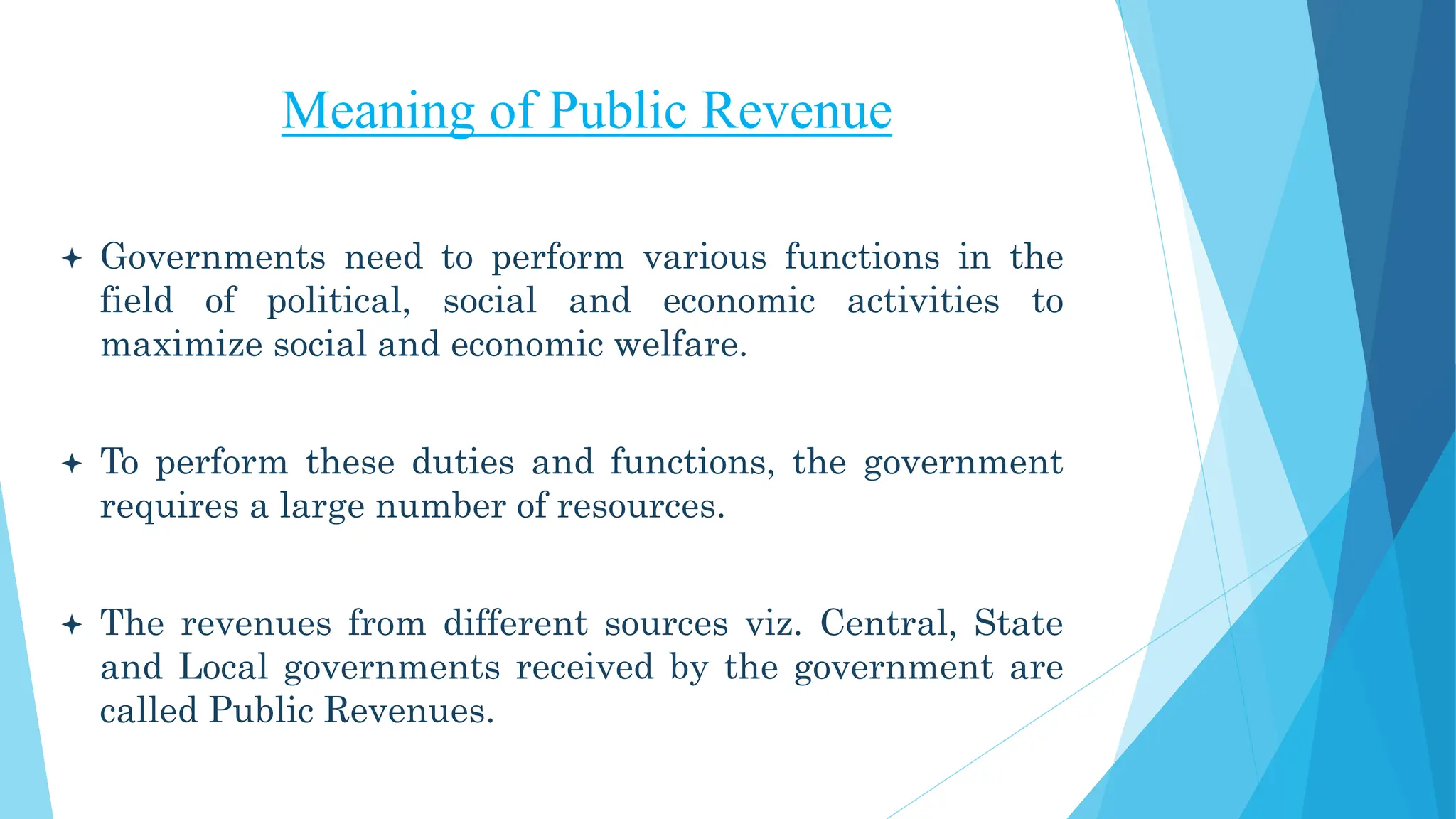 Sources of Public Revenue ppt.pptx format | PPTX
