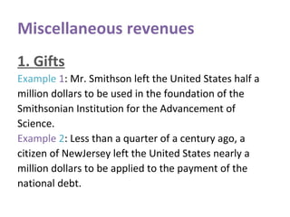 Sources Of Public Revenues | PPT