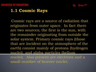 Sources of Radiation | PPTX