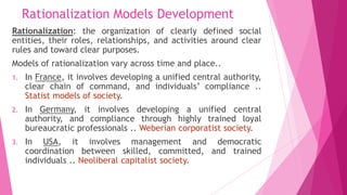 Sources of rationalized governance | PPT