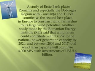 Sources of Renewable Energy in Romania, by Antonela Pavel | PPTX