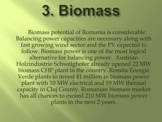 Sources of Renewable Energy in Romania, by Antonela Pavel | PPTX