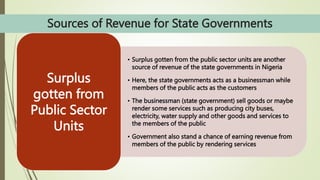 Sources of Revenue for State Government - Prof Oyedokun.pptx