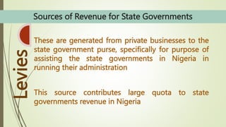 Sources of Revenue for State Government - Prof Oyedokun.pptx