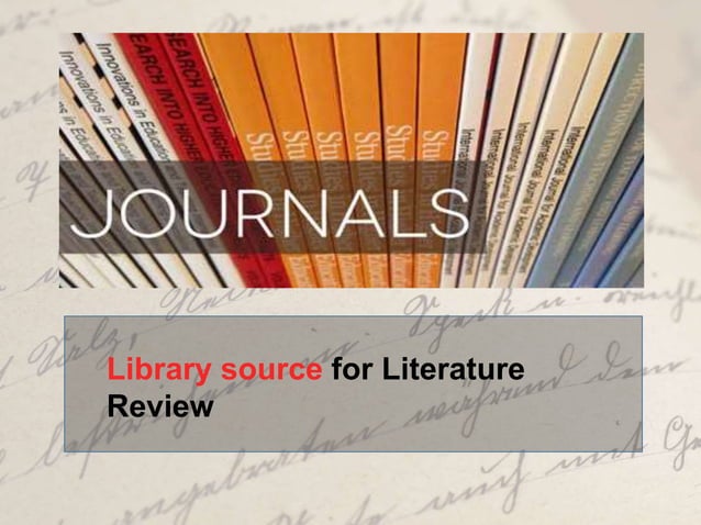 Sources of RRL | PPTX