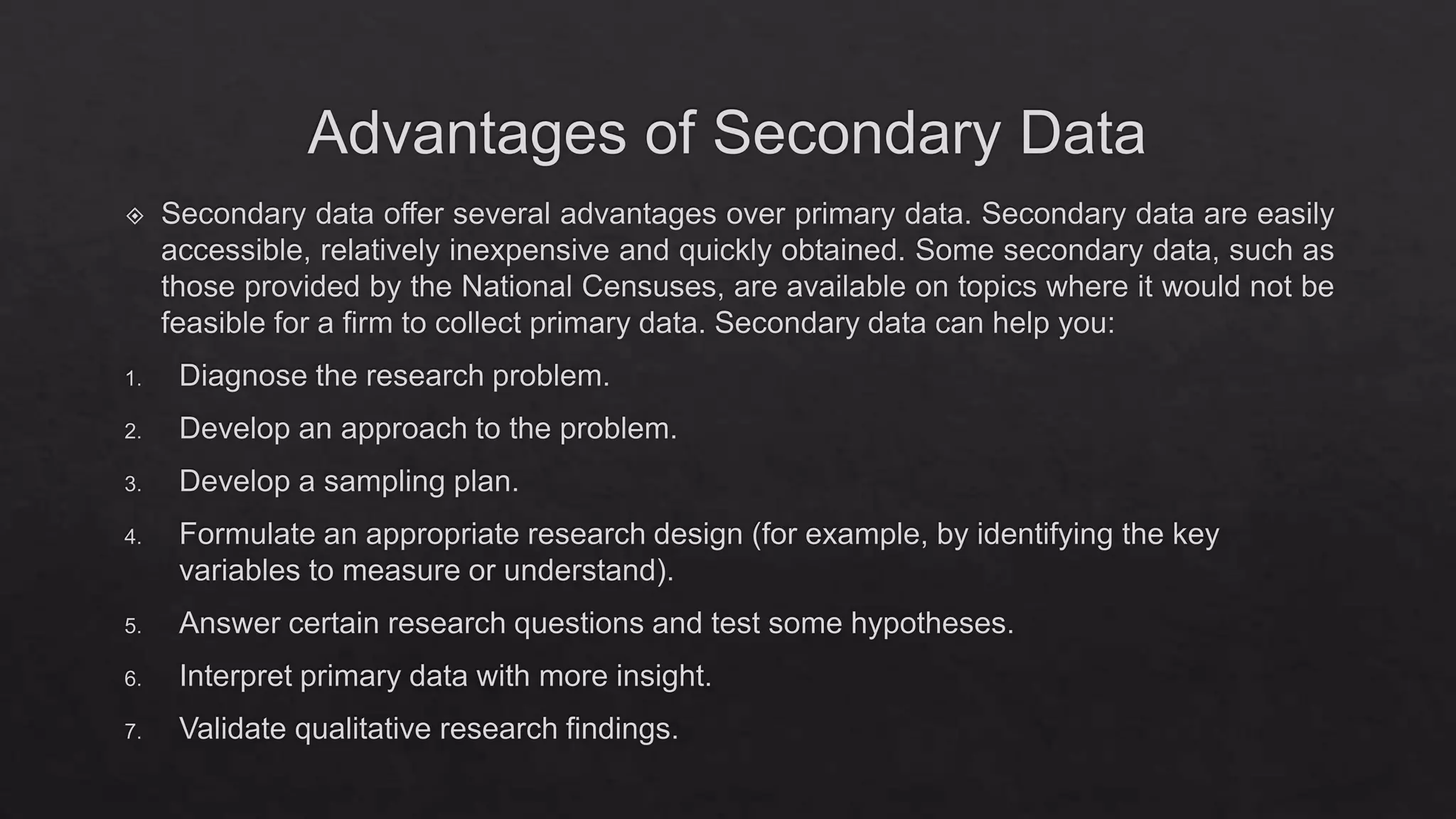 Sources of Secondary Data Collection | PPTX