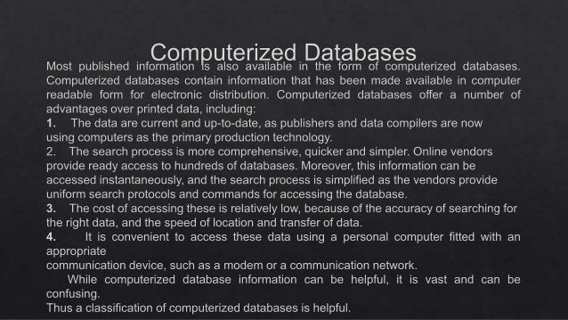 Sources of Secondary Data Collection