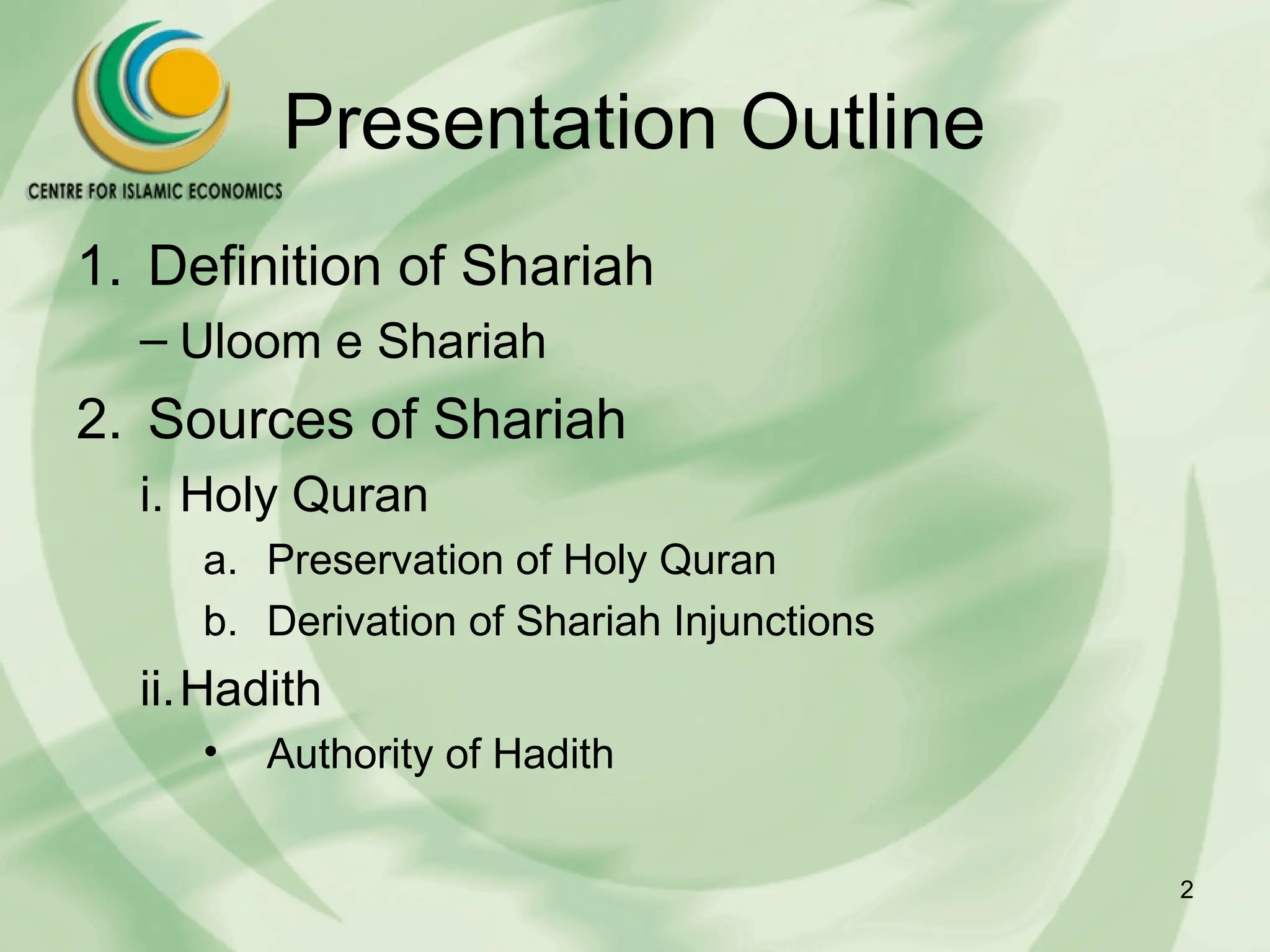 Sources of Shariah education purpose source | PPT