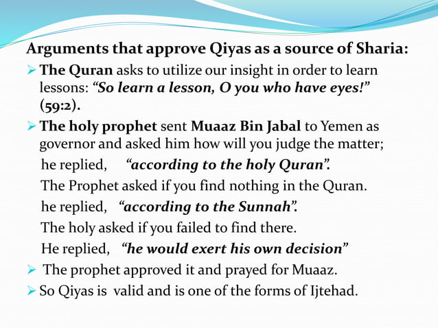 Sources of sharia lawas iqra university | PPT