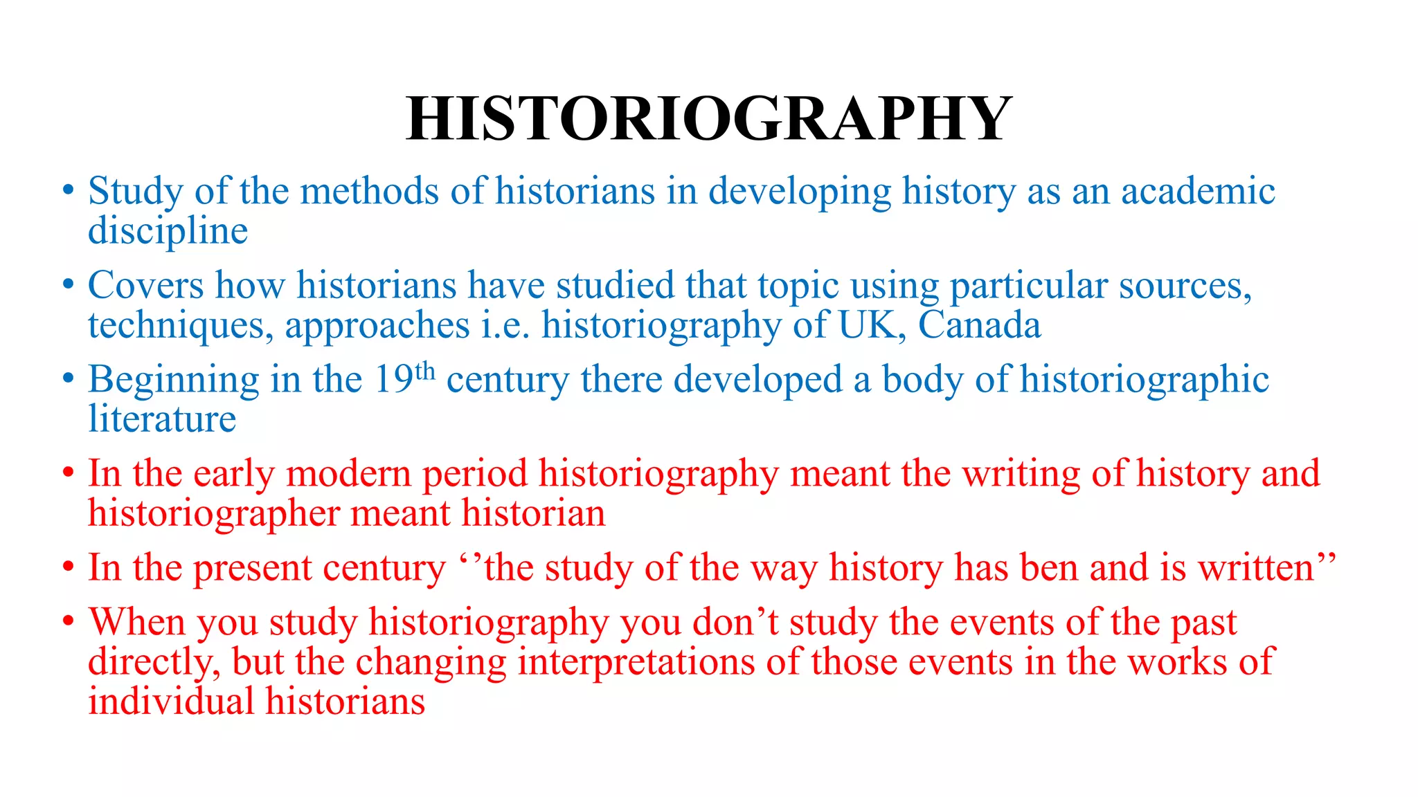 Sources of social history | PPTX