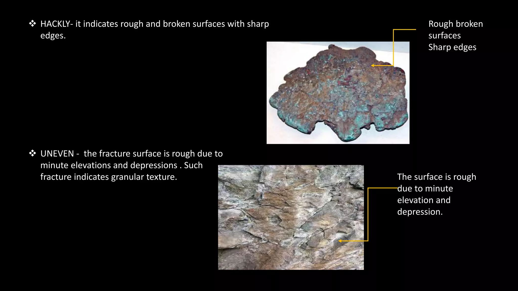 fractures of rocks | PPTX | Geology | Science