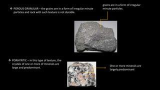 fractures of rocks | PPTX | Geology | Science