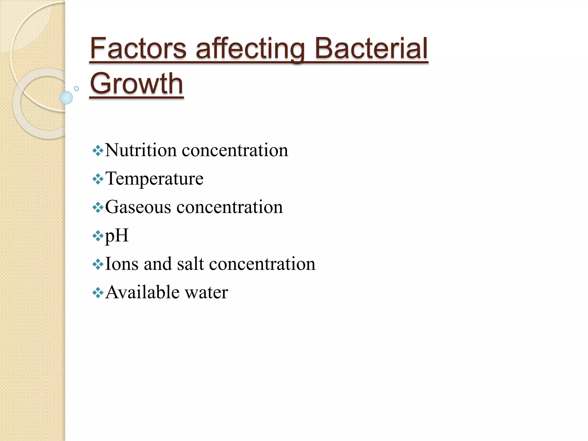 Sources of the growth of micro organims | PPTX