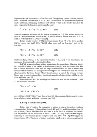 Sources of tritium | PDF