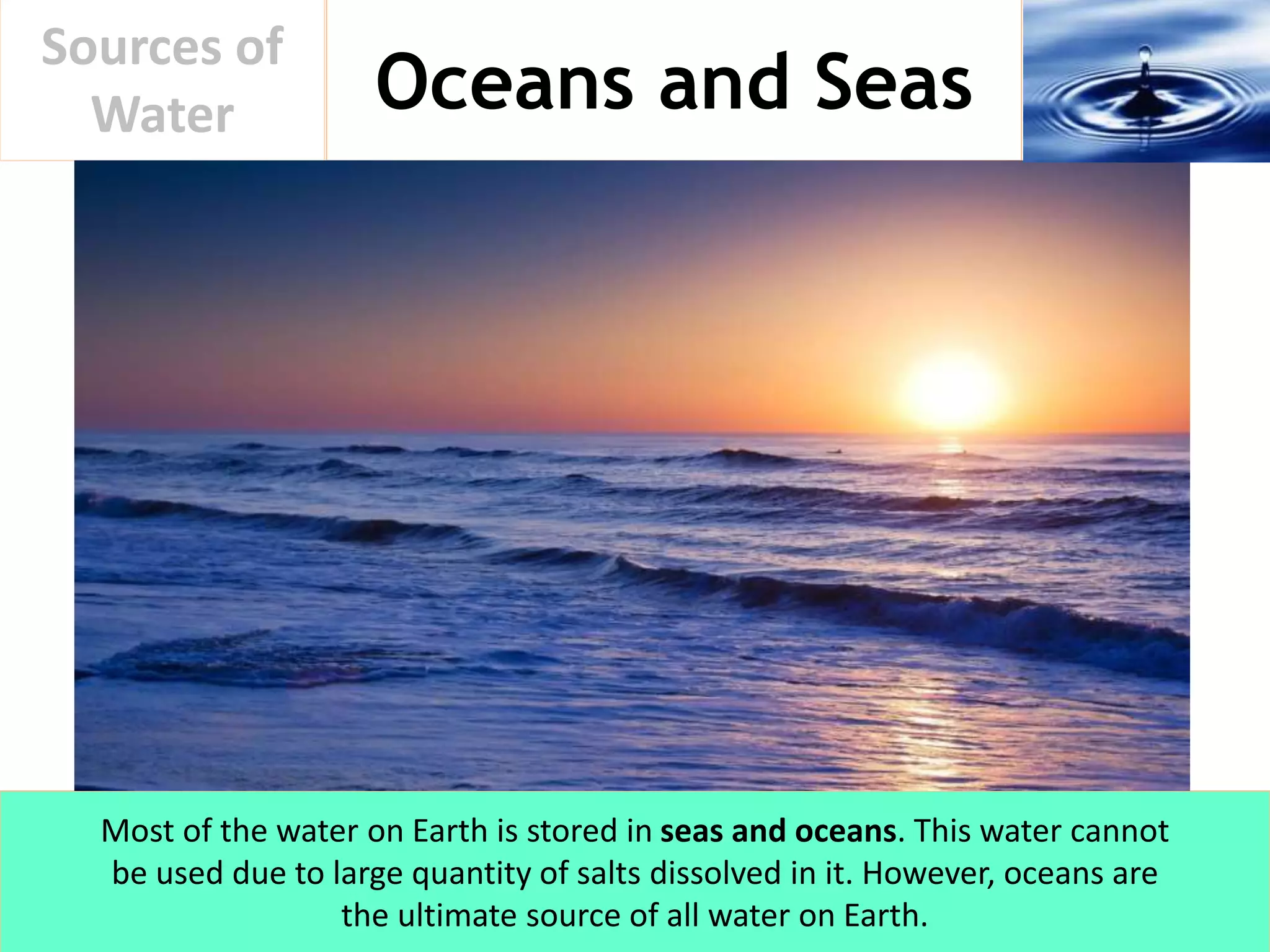 Sources of Water | PPTX