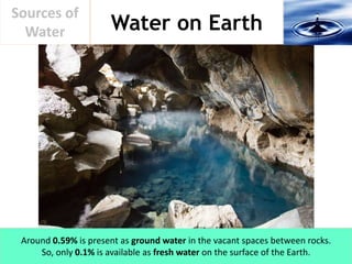 Sources of Water | PPTX