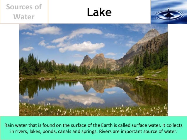 Sources of Water